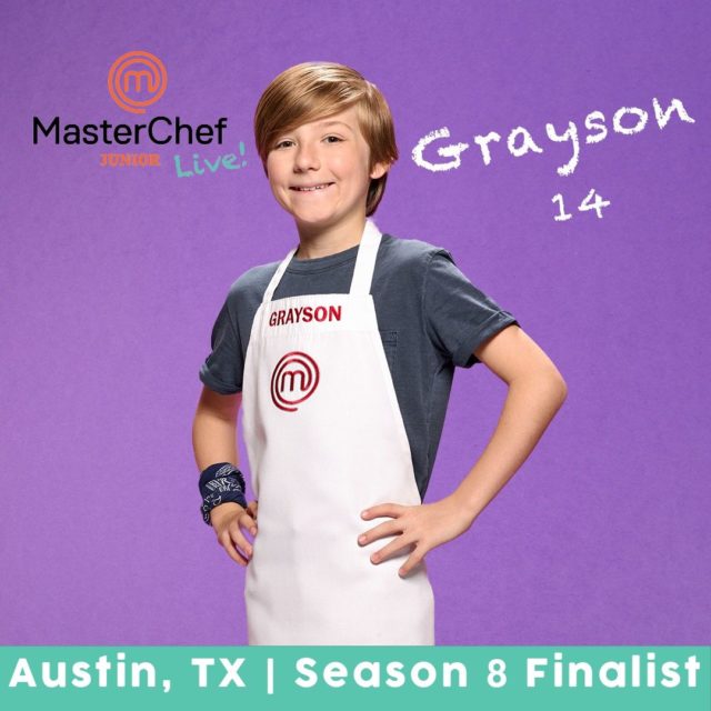 Grayson from MasterChef Junior - KSUX 1057